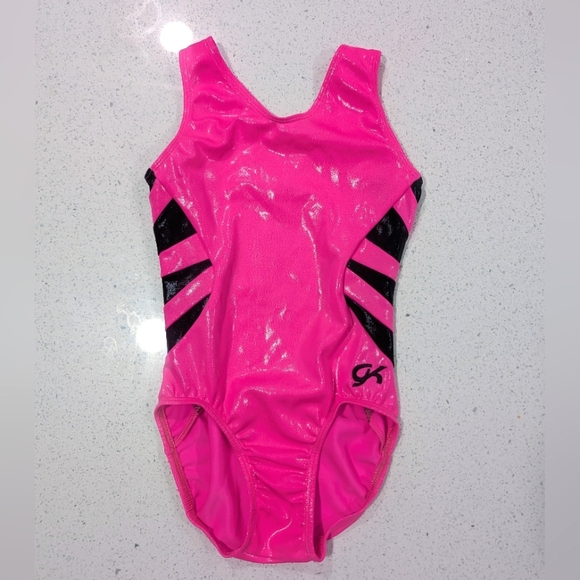 GK | Costumes | Great Neon Pink Gk Elite Child Large Gymnastics Dance ...